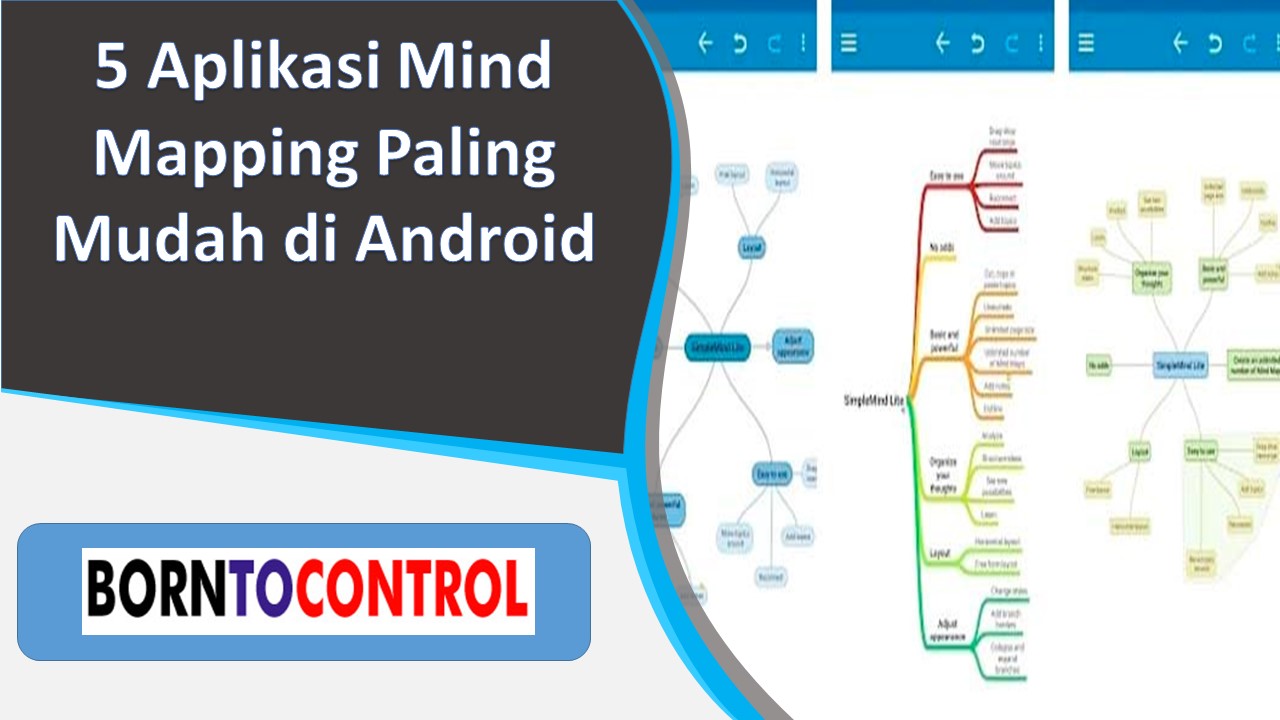 5 Aplikasi Mind Mapping Paling Mudah di Android | BORNTOCONTROL